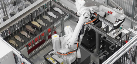 Robotic units for mould and upper preparation - Stemma Srl